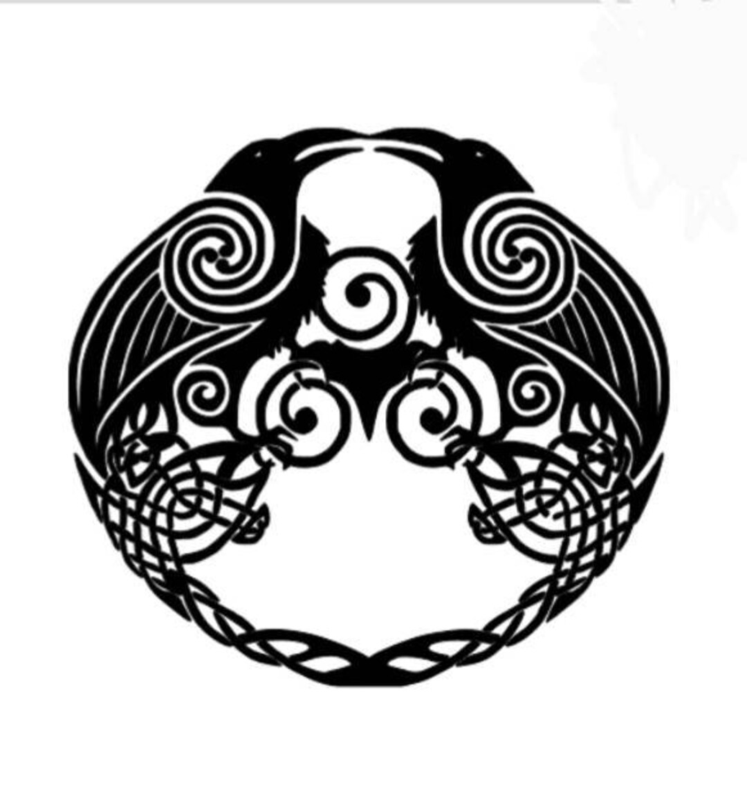 Celtic Crows Decal - Etsy