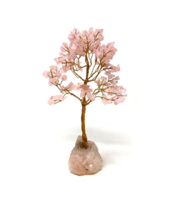 Rose Quartz Tree of Life - Etsy UK