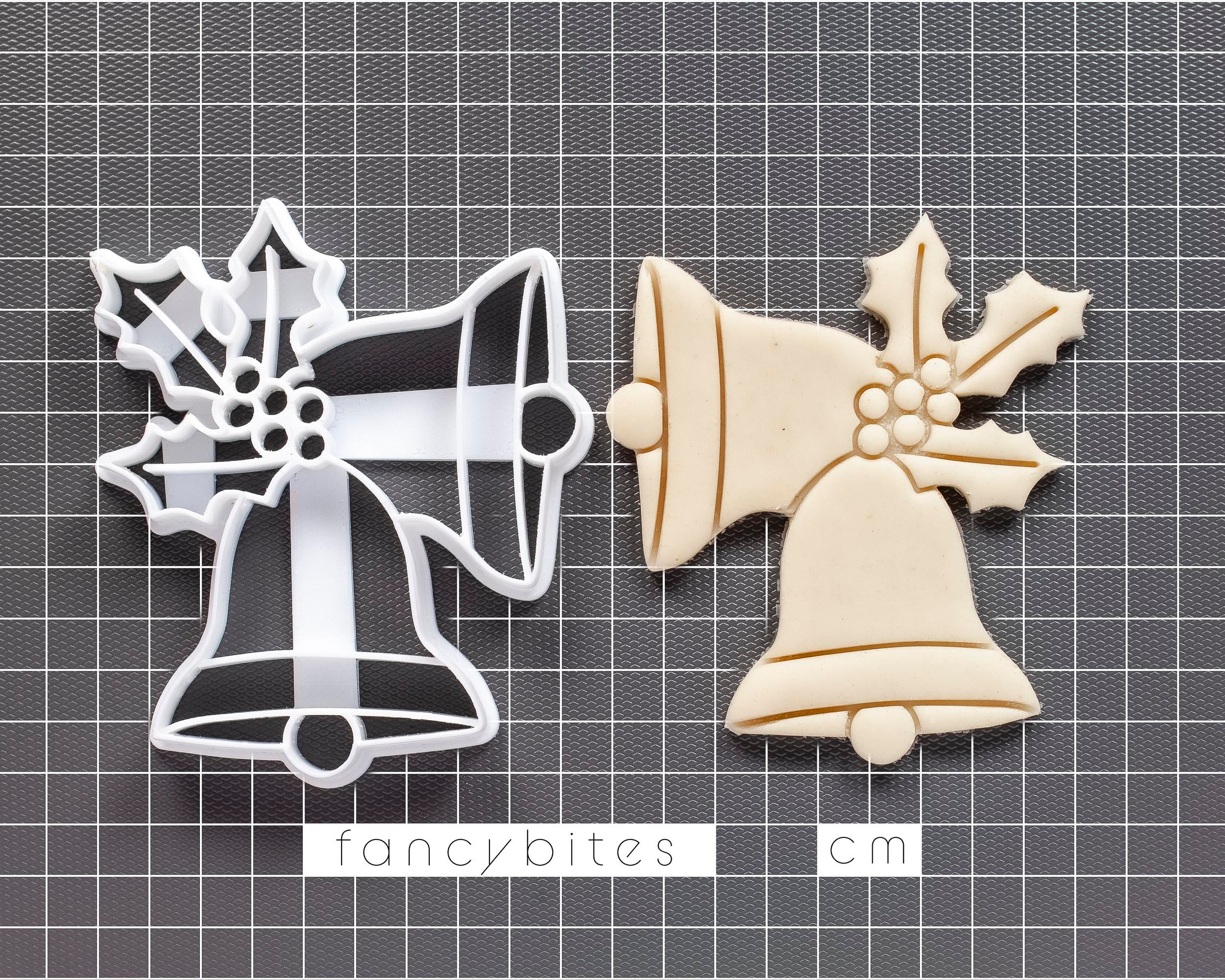 Christmas Bells Cookie Cutter, Dishwasher Safe, Biscuit Cutter, Sharp ...