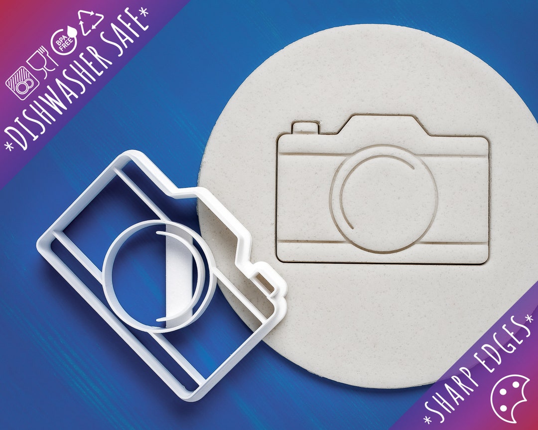 Mirrorless Photo Camera Cookie Cutter, Dishwasher Safe, Biscuit and ...