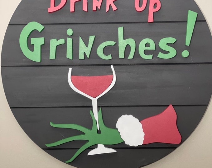 Grinch Go Away Door Sign DIGITAL DOWNLOAD - Etsy Canada