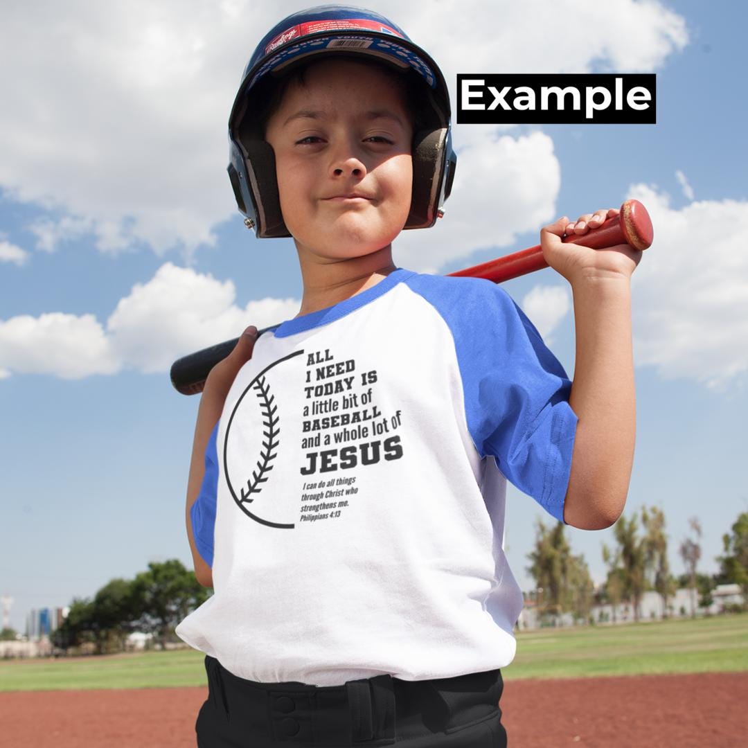Baseball & Jesus Christian Graphic - Philippians 4:13 Bible Verse ...
