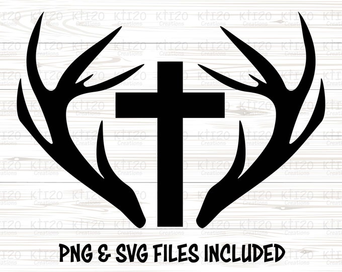 Hunter Praying at Cross, Hunter Svg, Prayer Svg, Cross, Svg Files, Dxf ...
