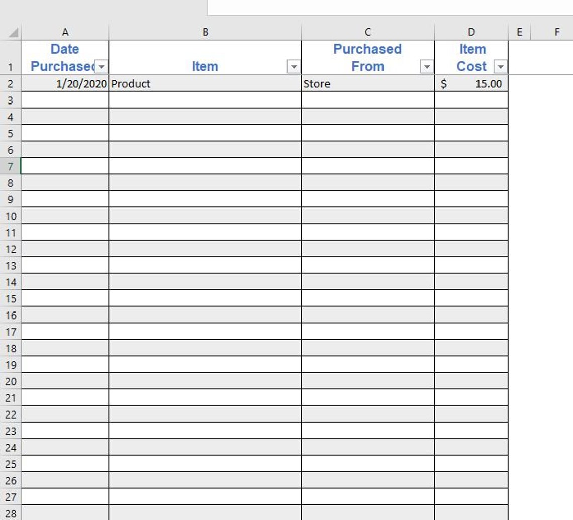 Amazon FBA and MF Sales Spreadsheet Excel Google Sheets Spreadsheet ...