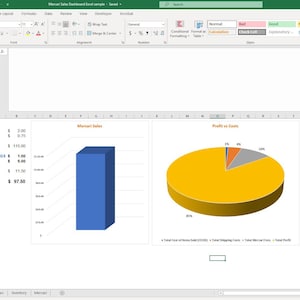 Mercari Sales Spreadsheet Template for Sales Purchases | Etsy