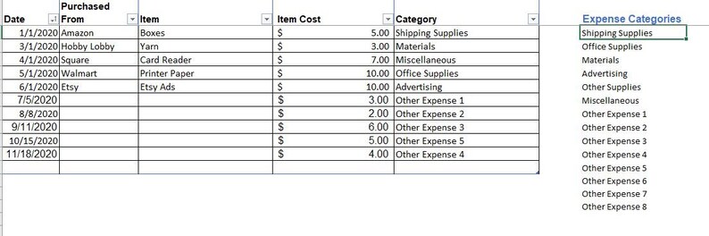 Etsy Import .csv Download File Into Sales Spreadsheet - Etsy