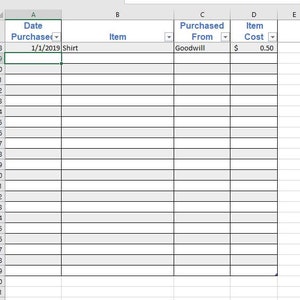 EBay Mercari and Facebook Spreadsheet Template Sales Report | Etsy