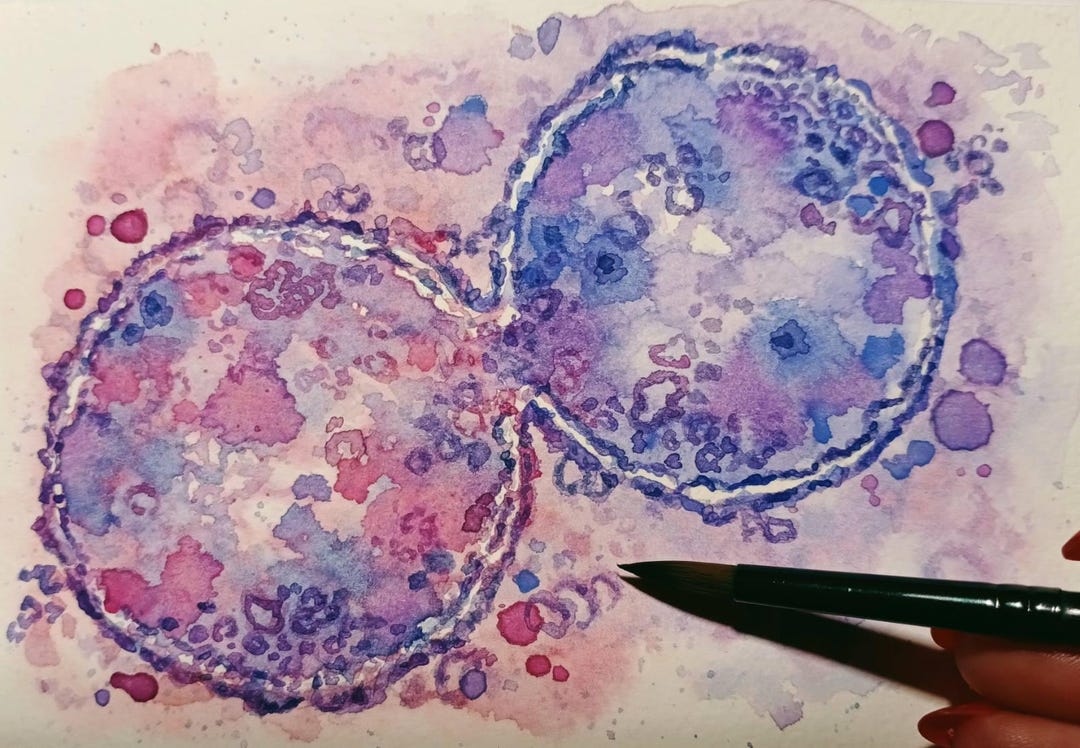 CUSTOM EMBRYO IVF Art Watercolor Painting Personalized Pregnancy Gift ...