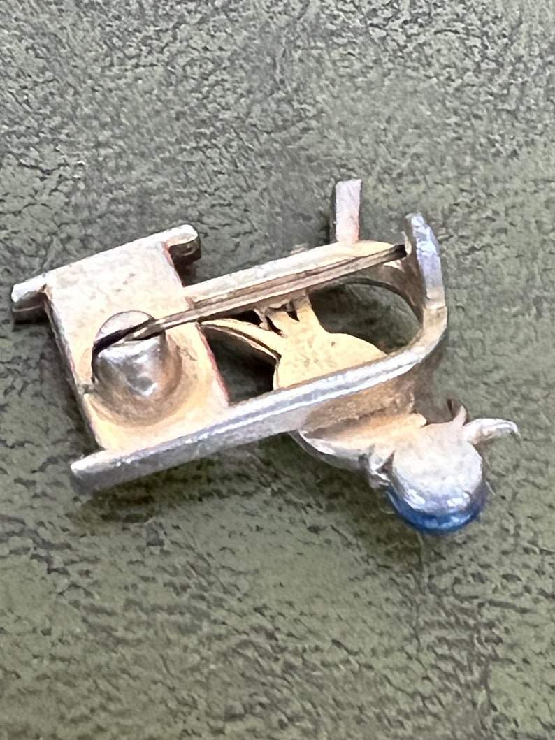 Genuine Suffragette Blue Bird Brooch With Enamel and Glass - Etsy