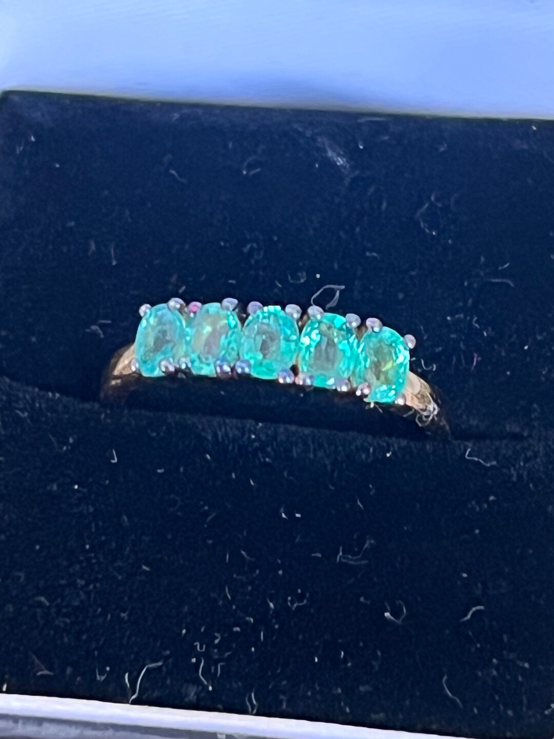 SOLD KAREN Stunning Russian Diopside and Silver Gilt Ring Size O - Etsy