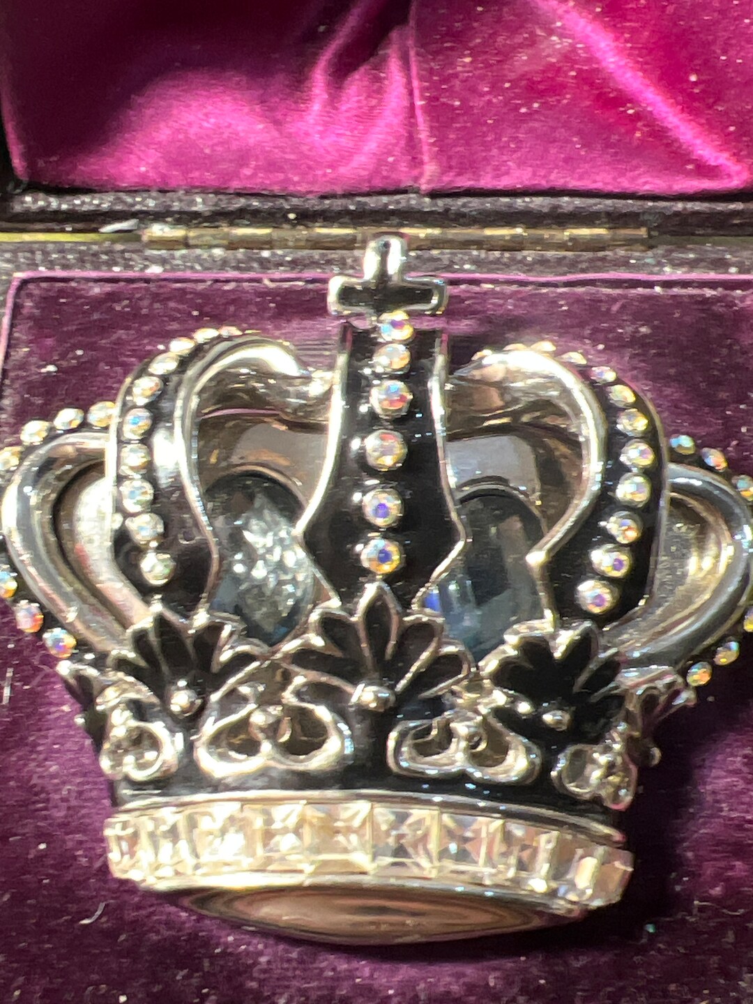 Crystal and Metal Butler and Wilson Brooch - Etsy