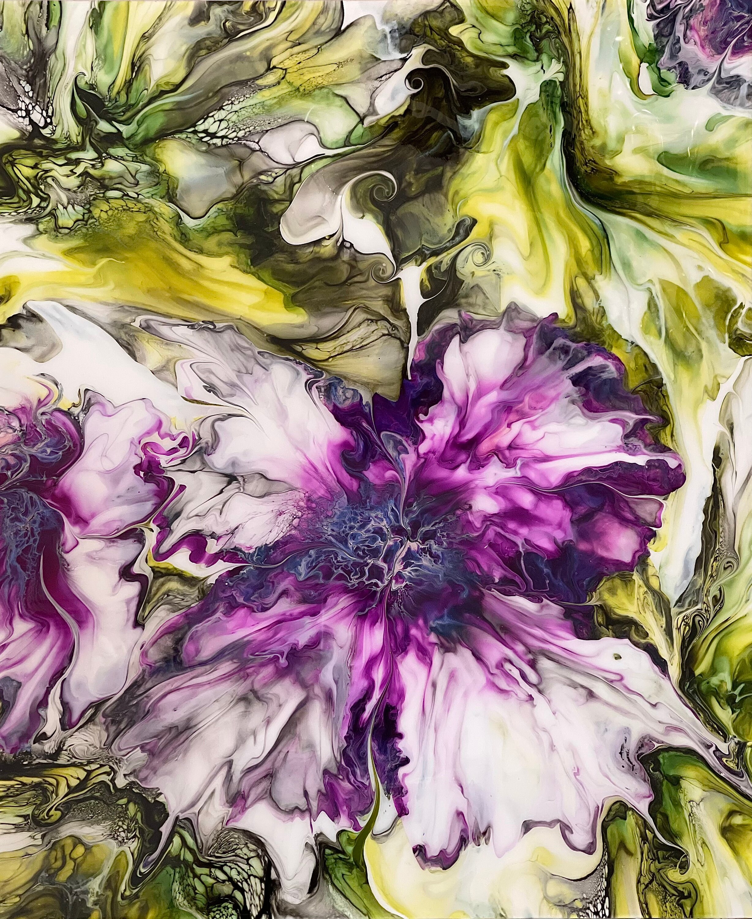 A Delicate, Beautiful Composition of Flower Painting, Which Will ...