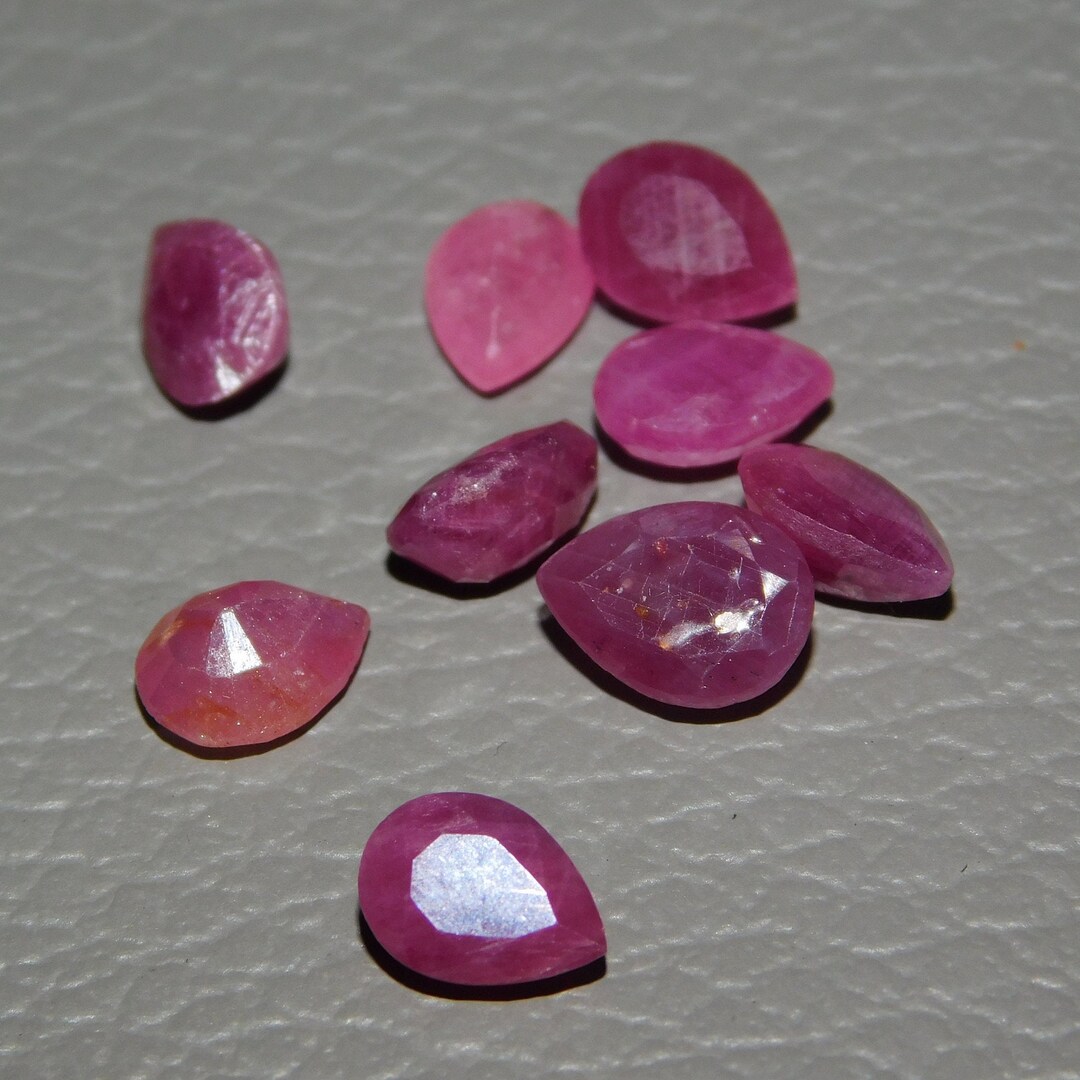 Original Ruby Bengkok Gemstone Oval Faceted Ruby Jewelry Stone 9 Cts ...