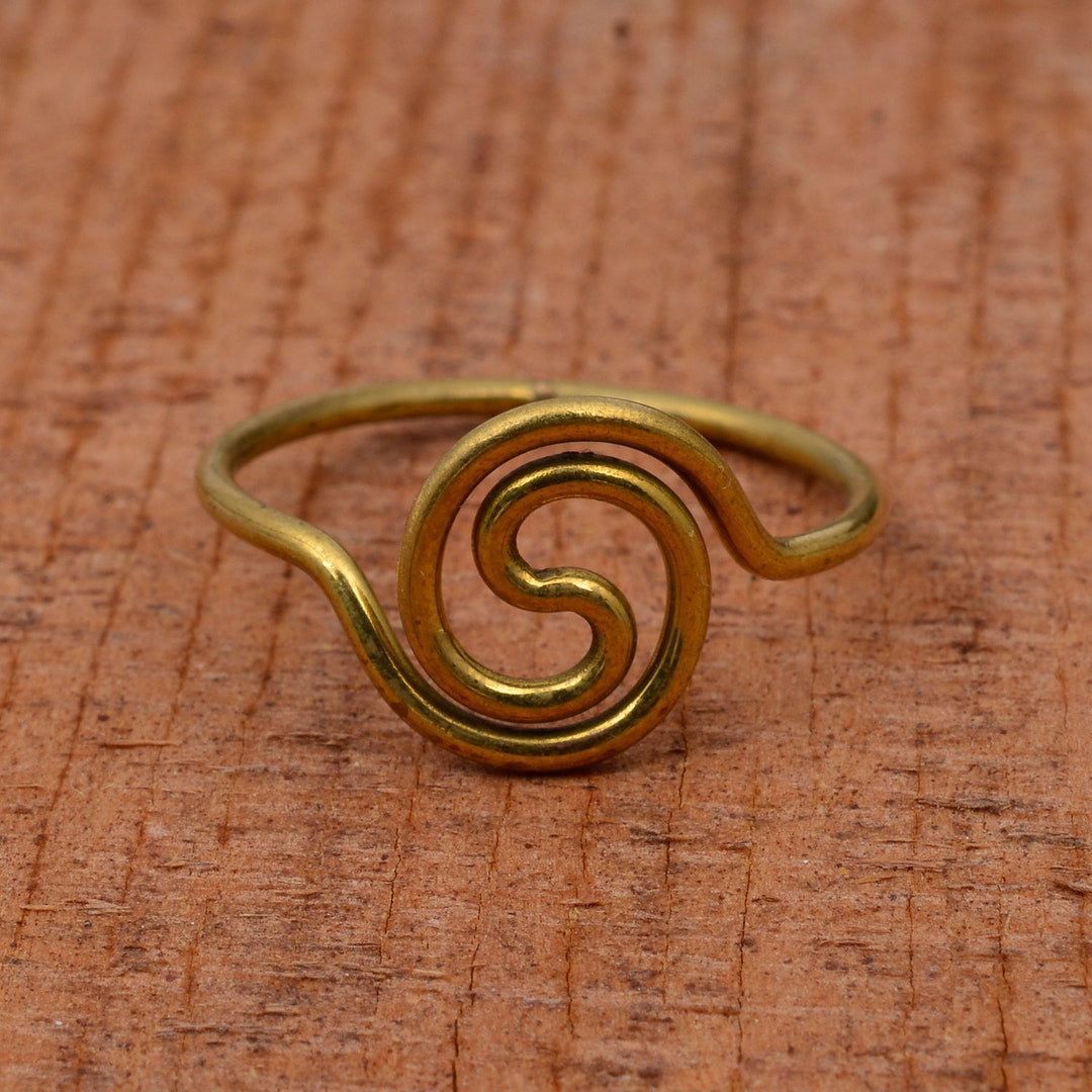 Wave Ring 14K Gold Wave Ring Promise Ring Handmade Ring - Etsy UK