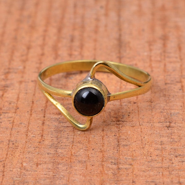 Obsidian Ring - Etsy