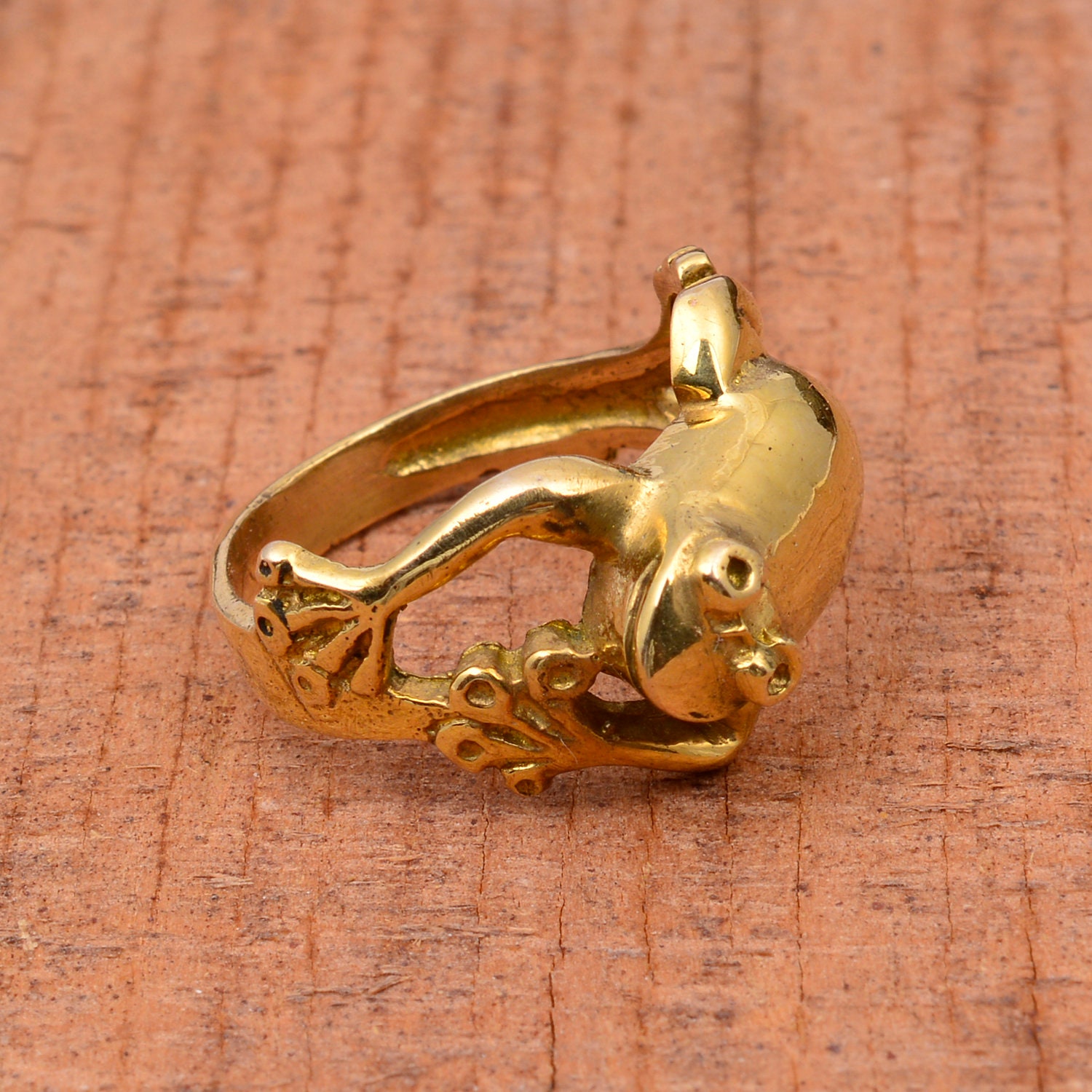 Frog Ring 18k Gold Frog Ring 925 Silver Frog Ring Animals - Etsy