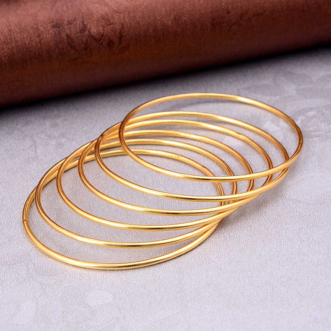 Plain gold bangles with price store