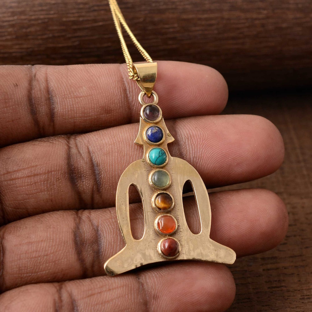 Hijet Seven Yogi Chakra Pendant Balancing Chakra Jewelry, Meditation ...