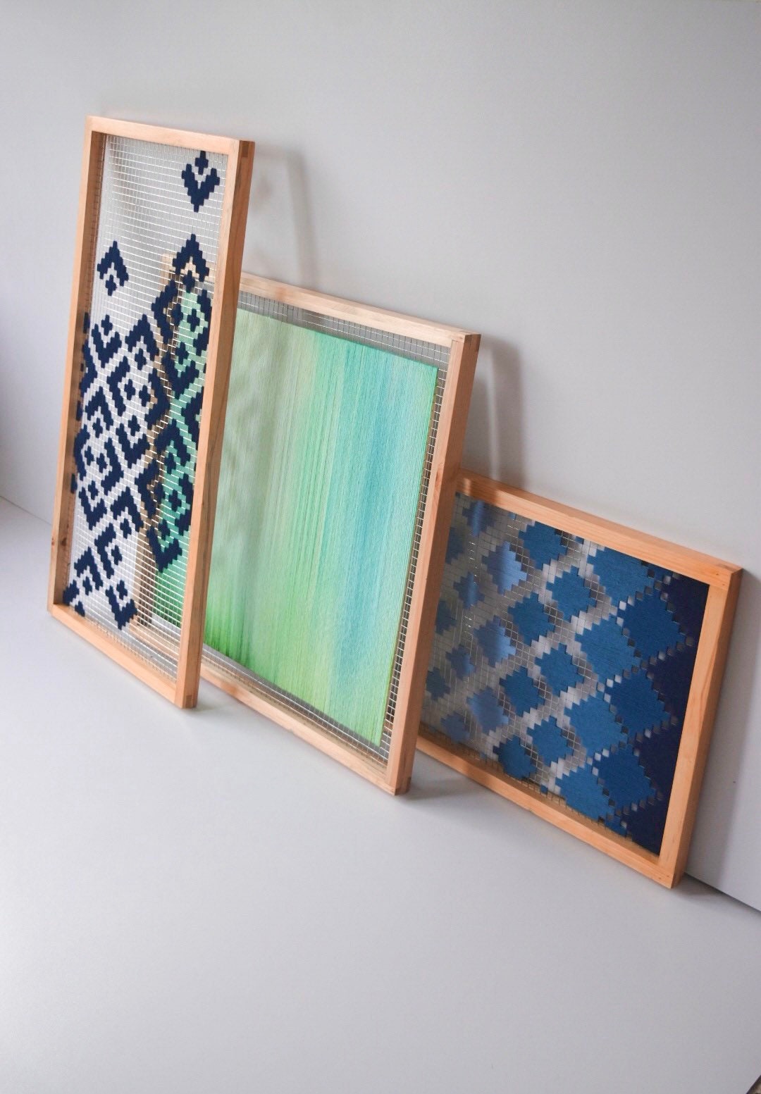 HEIMET - Fiber Art | Black Woven Wall Hanging | Modern Geometric ...