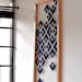 HEIMET - Fiber Art | Black Woven Wall Hanging | Modern Geometric ...