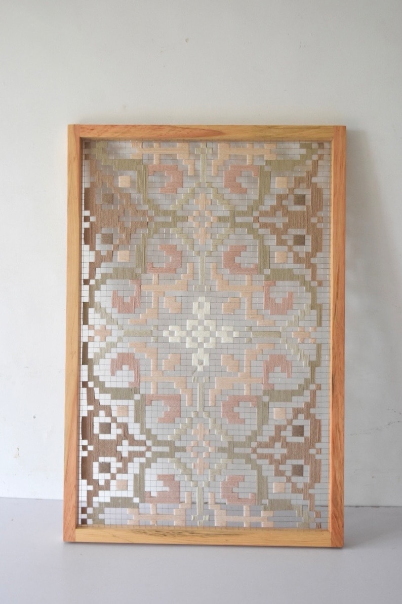 Textile Woven Wall Hanging Modern Geometric Textile Wall Art Wall Art ...
