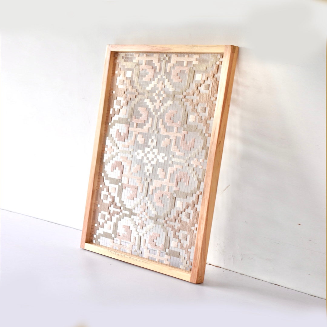 Textile Woven Wall Hanging Modern Geometric Textile Wall Art Wall Art ...