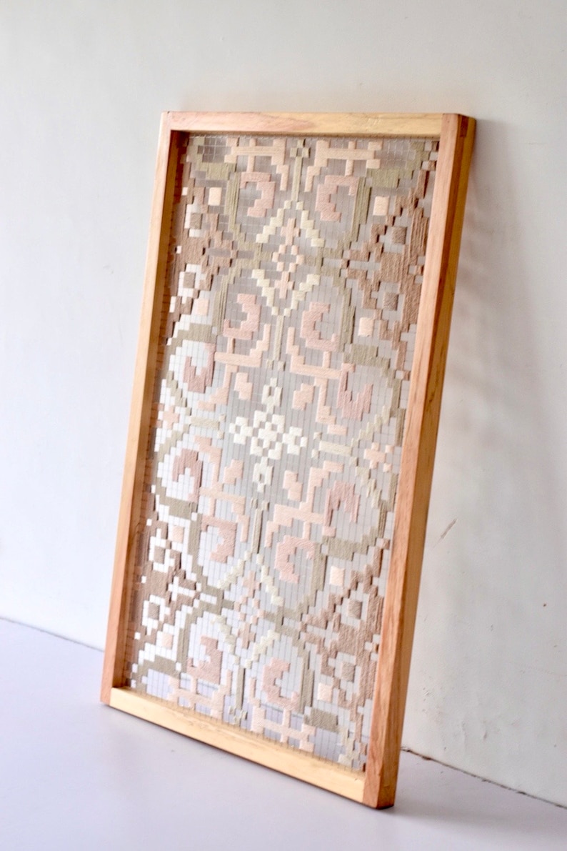 Textile Woven Wall Hanging Modern Geometric Textile Wall Art Wall Art ...