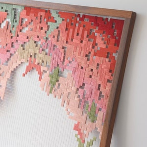 ALORA - Contemporary Fiber Art | Woven Wall Hanging | Modern Geometric ...