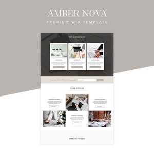 Premium Wix Template Wix Website Template for Coaches Wix - Etsy