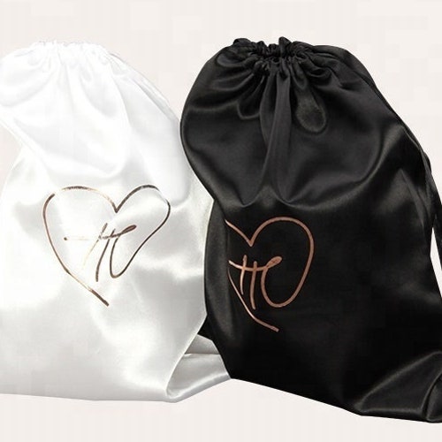 Custom Satin Bundle Bagcustom Printed Bulk Satin Hair Storage - Etsy