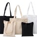 Custom Cotton Tote Bag,black Totes,shopping Shoulder Bags,custom ...