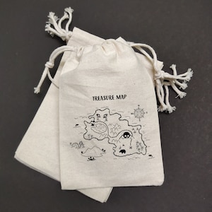 Set of 25/50 Treasure Map Bag Custom Kids Party Favor Bags - Etsy