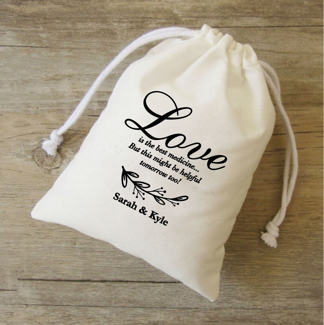 Love is the Best Medicine Wedding Bag,bachelorette Party Bag,custom Hen ...