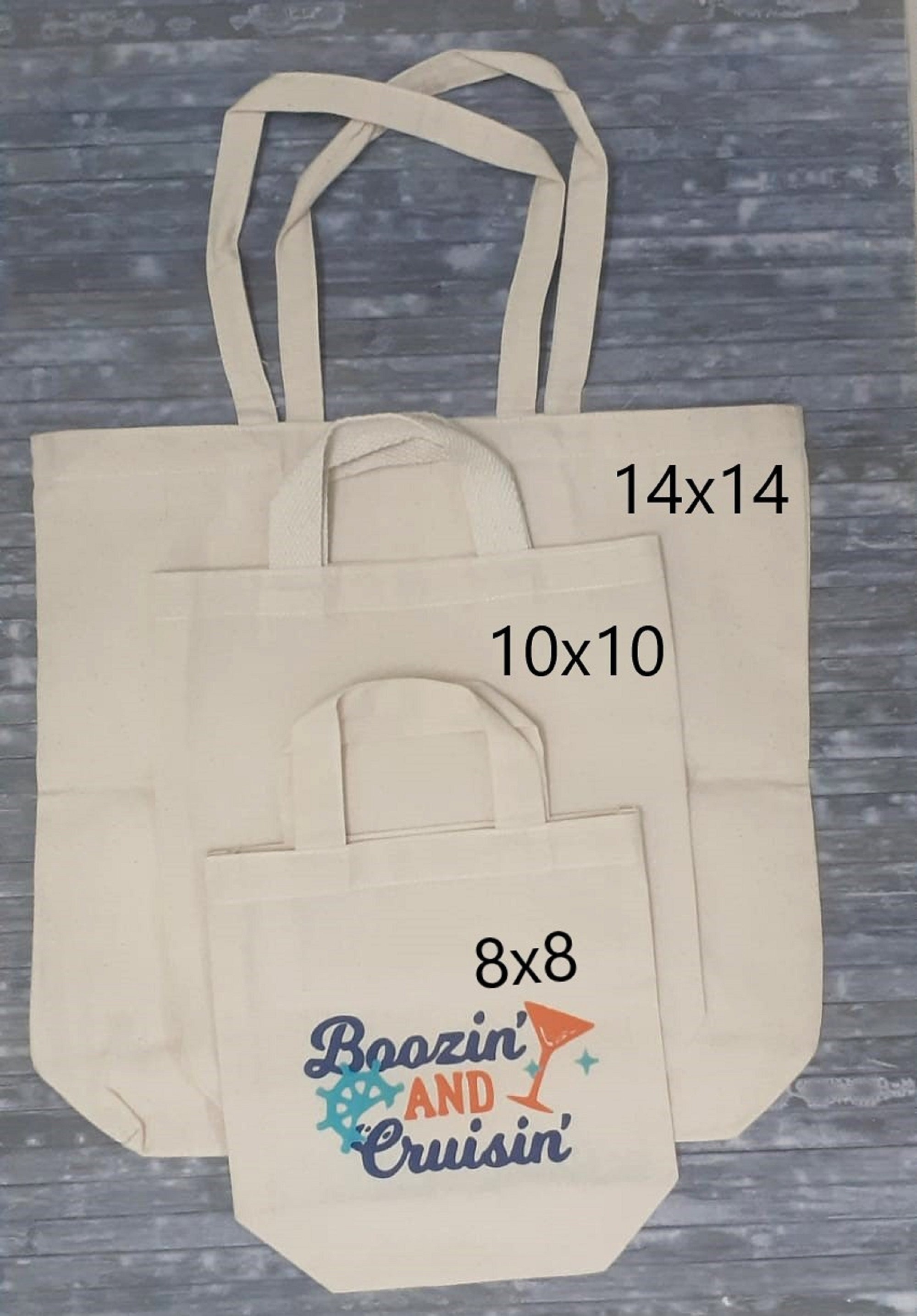 Sets of Custom Mini Tote Bagsmini Canvas Totescustom - Etsy