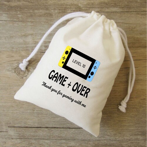 Game Over Thank You-controller Video Game-kids Party - Etsy