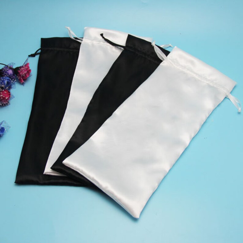 Custom Satin Bundle Bagcustom Printed Bulk Satin Hair Storage | Etsy