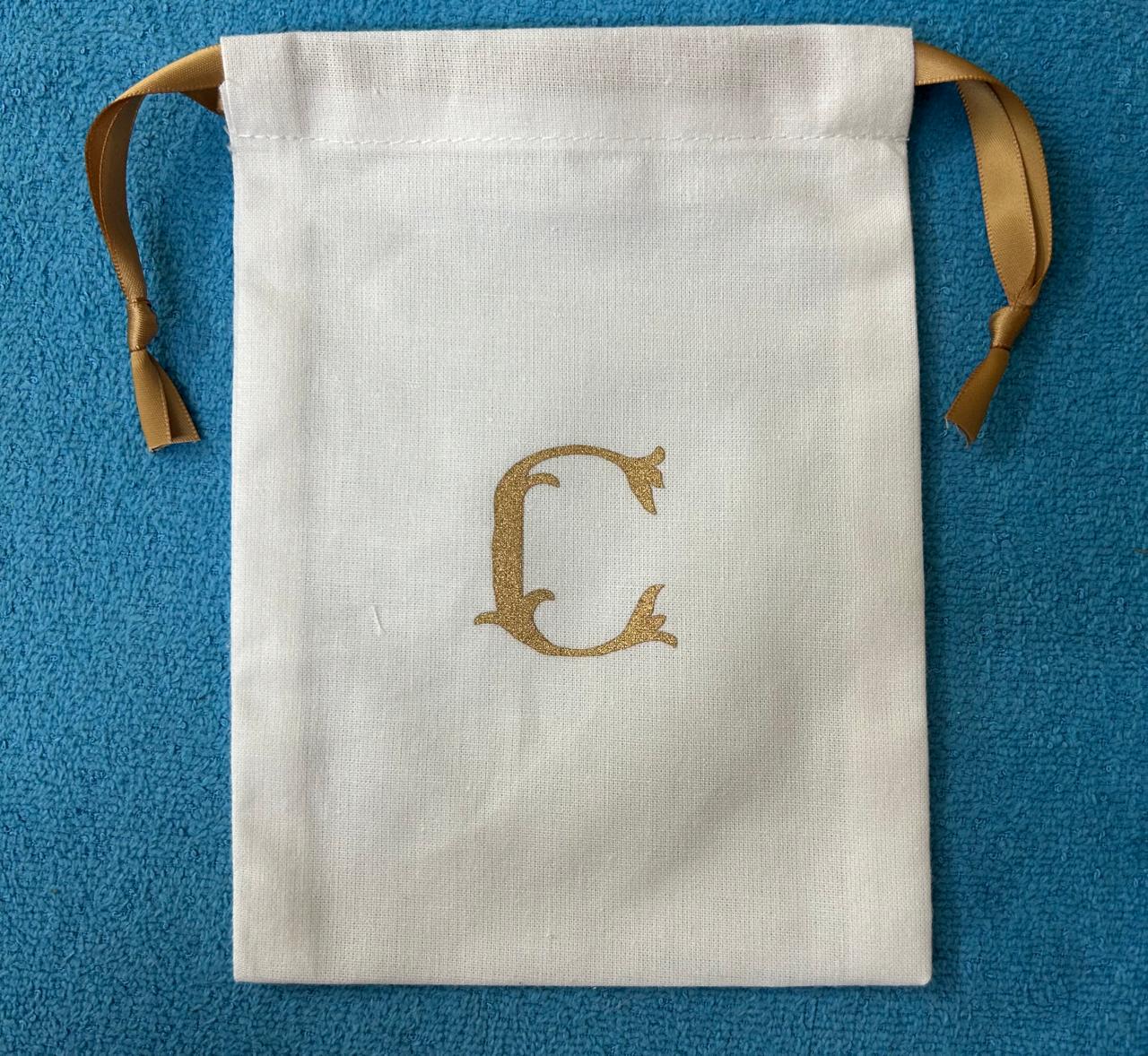 Cotton Drawstring Bag With Grosgrain Satin Ribbon,natural Cotton Bags ...