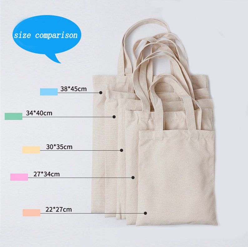 Sets of Custom Mini Tote Bagsmini Canvas Totescustom - Etsy