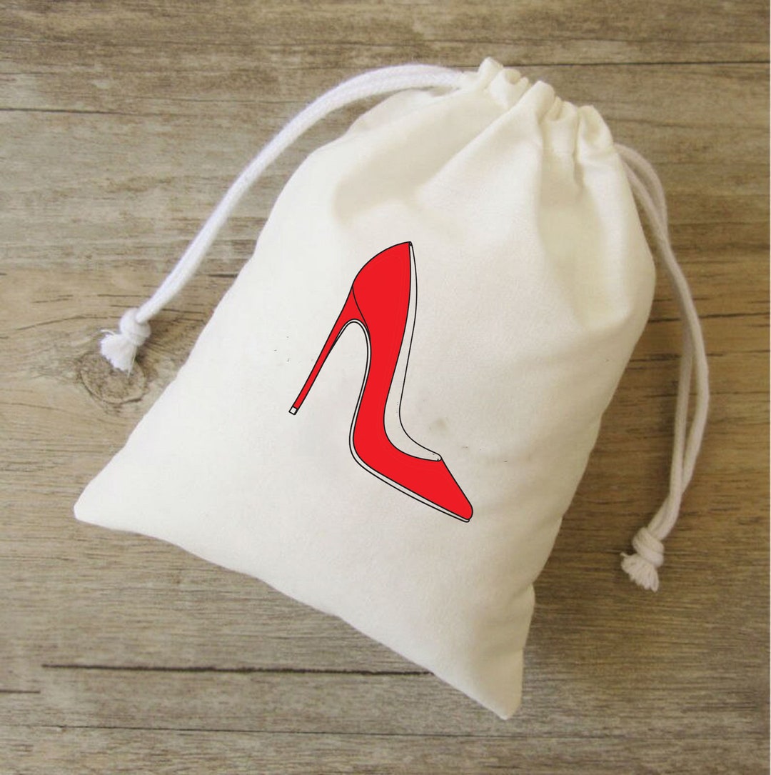 Personalized Cotton Drawstring Shoe Bags: Bridal Party Gifts - Etsy