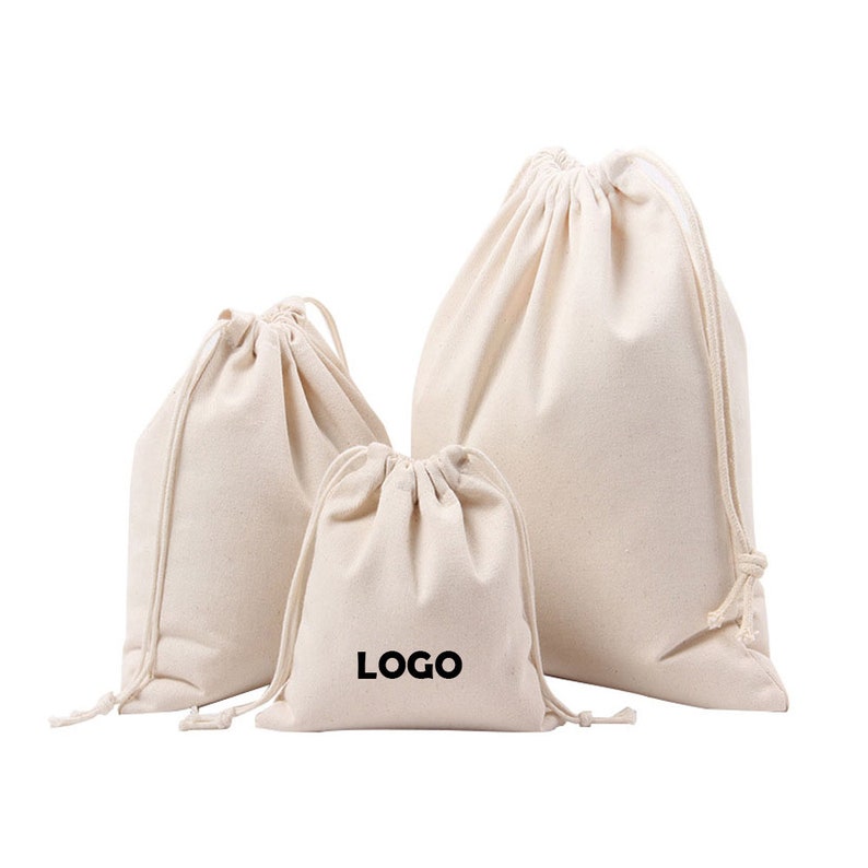 Personalized Cotton Shoe Bag: Drawstring Favor Bag, Bridal Party Gift ...