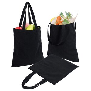 Custom Cotton Tote Bag,black Totes,shopping Shoulder Bags,custom ...