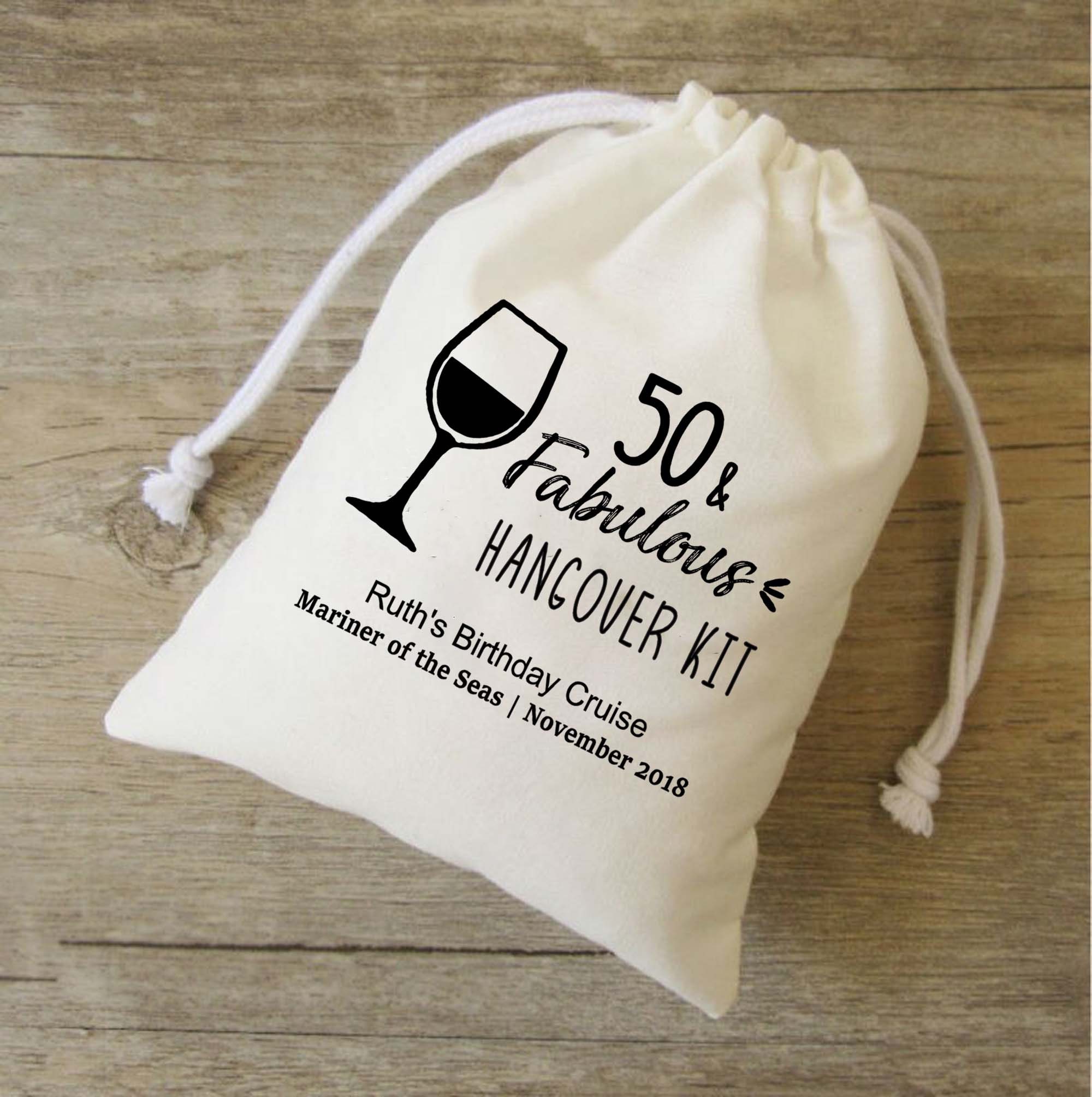 20-50 sets of birthday hangover kit50th birthday for | Etsy