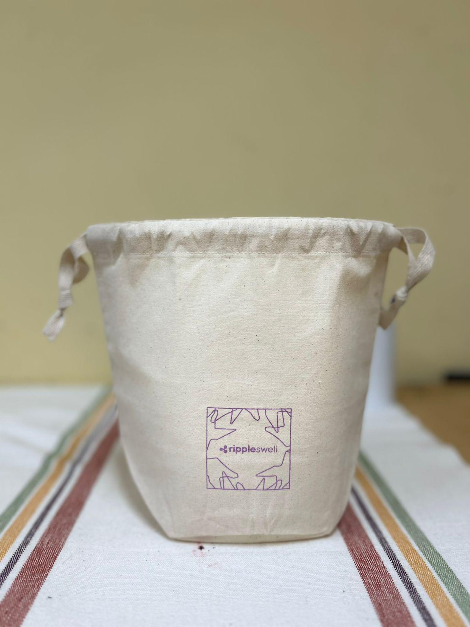 Candle Packaging Bag, Round Bottom Bag for Candles, Cotton Drawstring ...