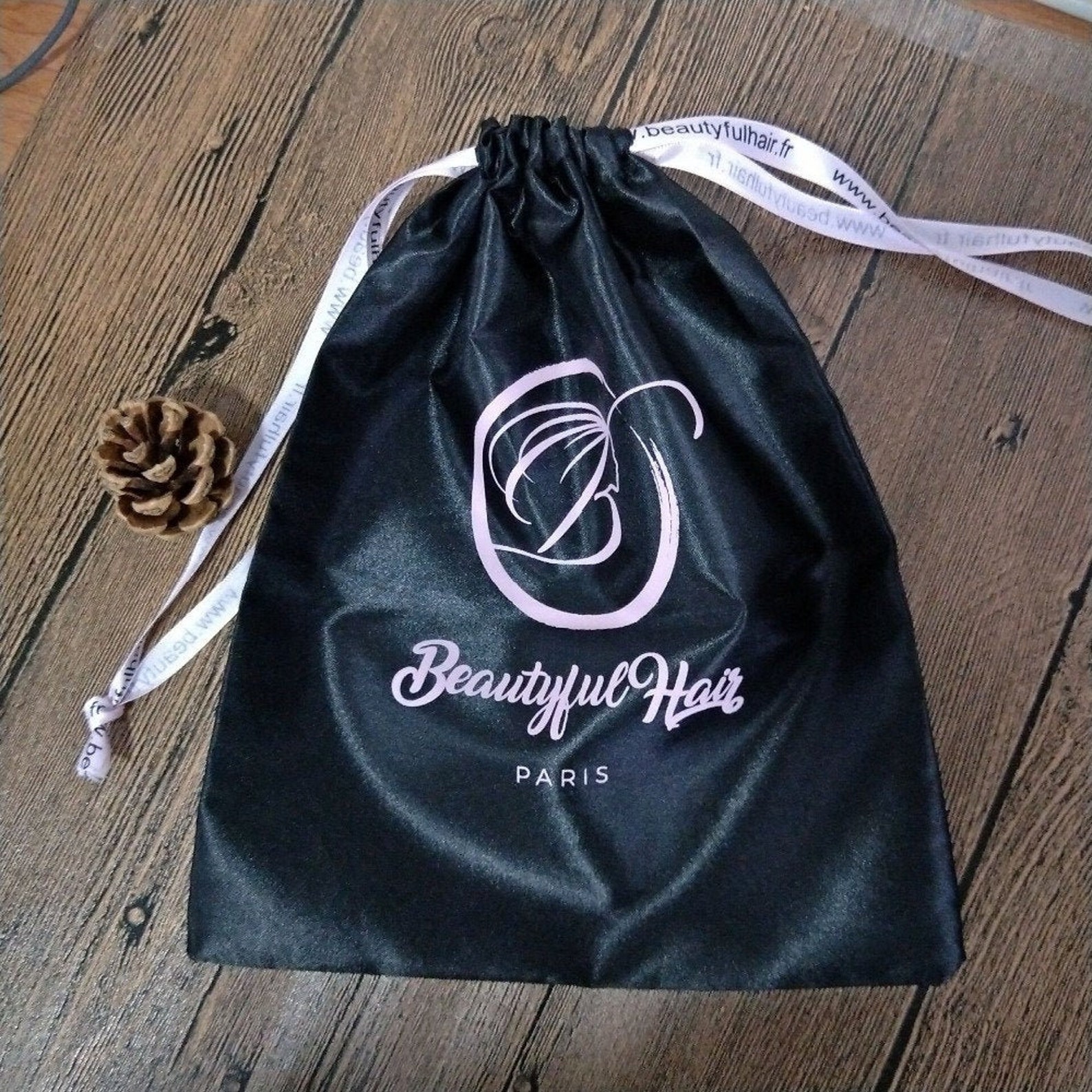 Custom Satin Bundle Bagcustom Printed Bulk Satin Hair Storage | Etsy