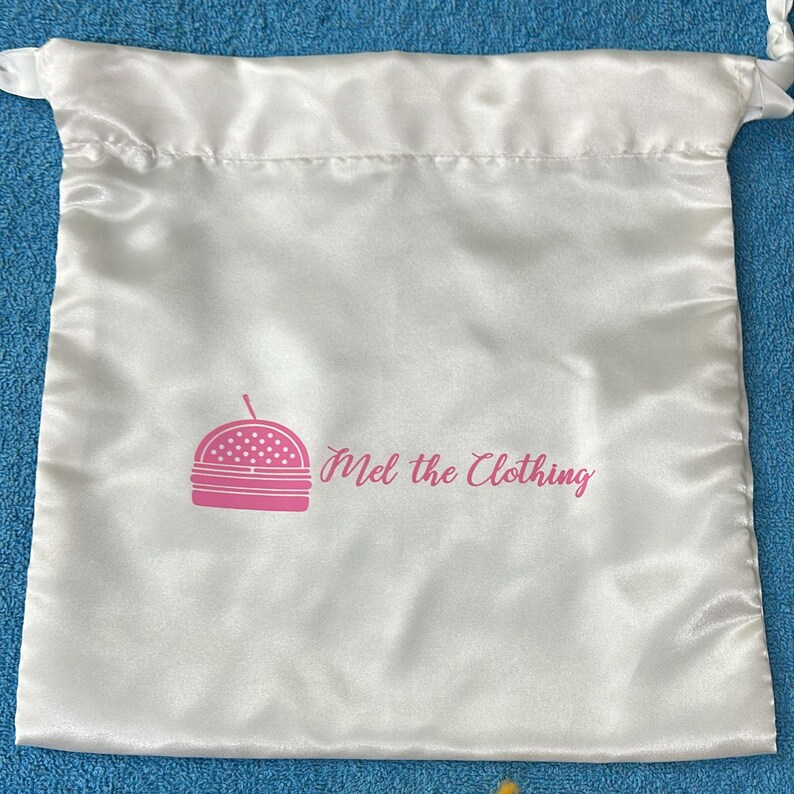 100 Custom Satin Drawstring Bags: Logo Wedding Favor Jewelry Pouch - Etsy