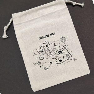 Set of 25/50 Treasure Map Bag Custom Kids Party Favor Bags - Etsy