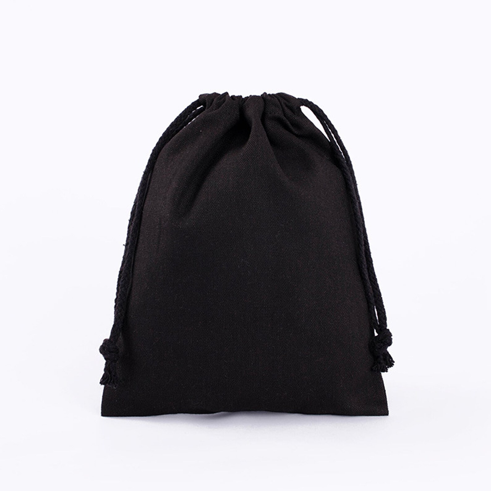 Black Dust Bags Black Cotton Drawstring jewelry Pouch - Etsy