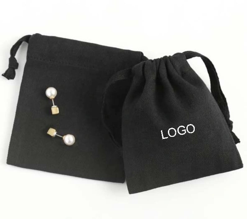 Natural Organic Cotton Drawstring Bag With Grosgrain Satin - Etsy