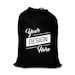 Bulk Plain Black Cotton Drawstring Sack,blank Sack Large Cotton ...