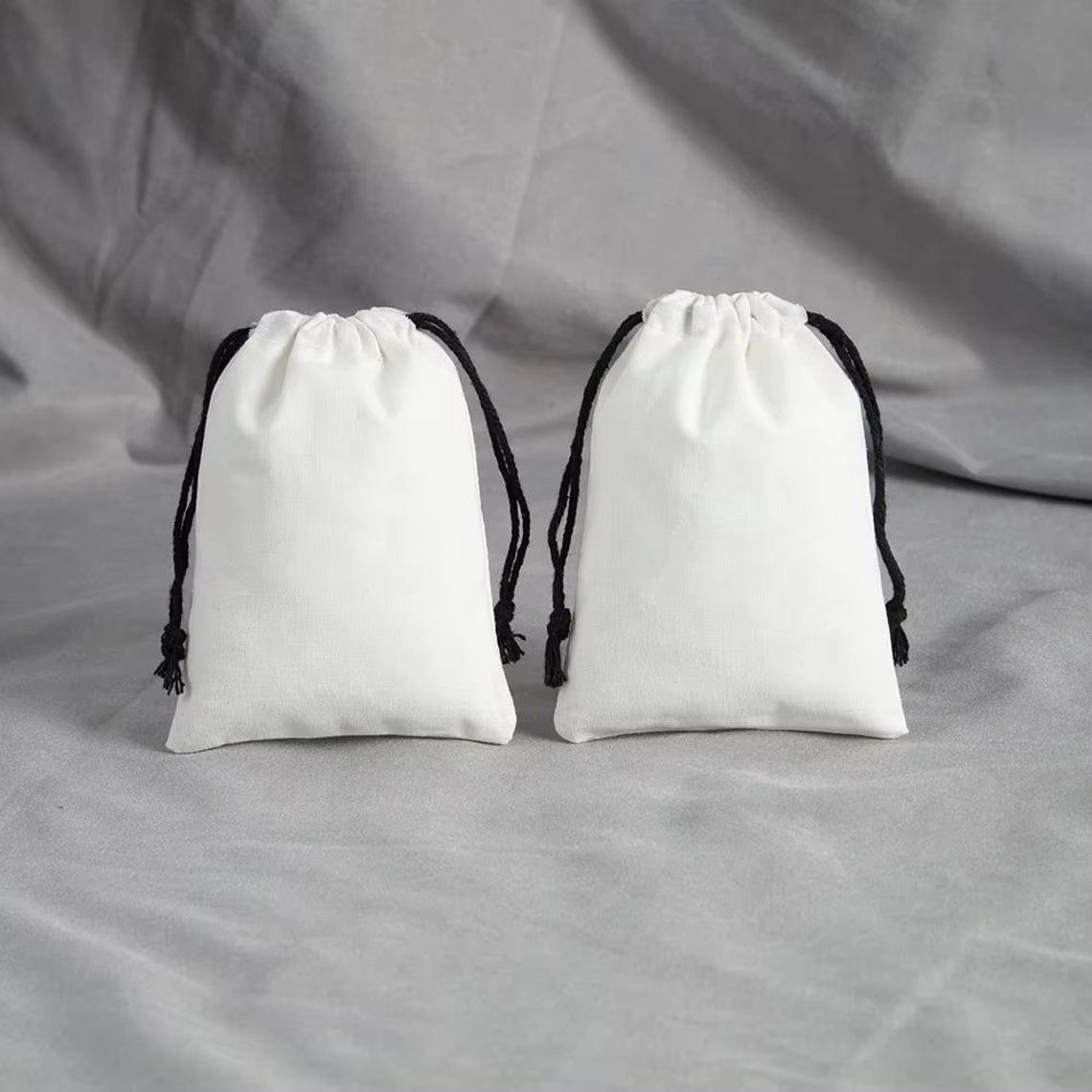 Custom Cotton Drawstring Bag: Personalized Favor Bag, Logo Print - Etsy